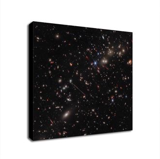 Generic NASA James Webb-Teleskop - El Gordo (NIRCam Bild) Wandbild - Gerahmte Leinwand ([61 cm x 61 cm])