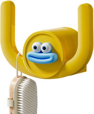 Generic Pantoffelhalter für Eingangsbereich, Badezimmer | Hausschuh-Wandregal, Kleberegal ohne Bohren, Schuhorganizer kompakt, Doppelzweckhaken für Badezimmer