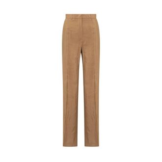 Max Mara Femme, Pantalons, Brun, Taille: 42 FR Straight Pantalons