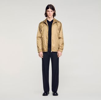 Sandro Blouson en nylon Square Cross