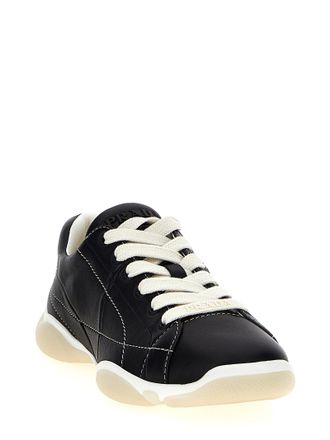 Prada Nappa Leather Sneaker - Black