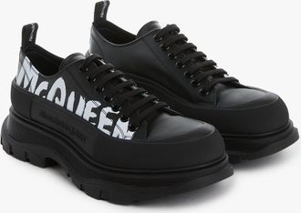Alexander McQueen Baskets Tread Slick en cuir