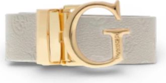 Guess Femme, Accessoires, Blanc, Taille: L James 4G Logo Belt