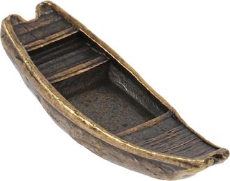 Cabilock Miniaturboot Dekor Für Puppenhaus Meeresstrand Miniatur-Boote Mini-Boot-Ornament Ozean-puppenhaus-miniaturen Boot Miniatur-strandzubehör Mini-Schreibt