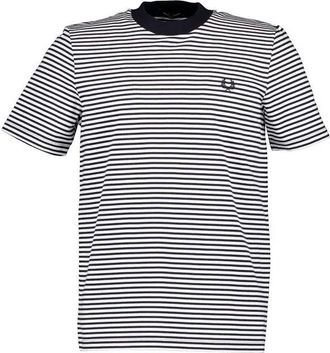 Fred Perry Herren T-Shirt blau gestreift