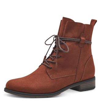 Marco Tozzi Damen Stiefeletten zum Schnüren Flach Winter, Braun (Cognac), 38