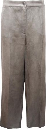 Pinko Pinko, Femme, Pantalons, Gris, Taille: 40 FR Parlami Pantalone Raso