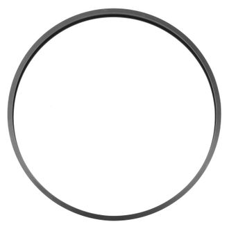 Hemobllo Dekorativer Runder Bilderrahmen 40cm aus Geb&uuml;rstetem Aluminium in Schwarz Stabiler Fotorahmen f&uuml;r Innenraum und Pers&ouml;nliche Erinnerungen