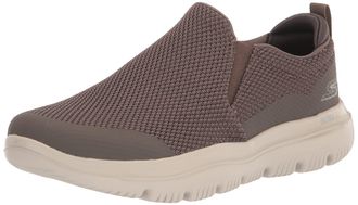 Skechers Herren Go Walk Evolution Ultra-einwandfrei Sneaker, Khaki 3, 40 EU X-Weit