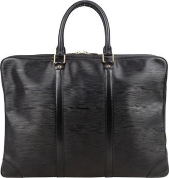 Louis Vuitton Crossbody Bags - Louis Vuitton Noir Epi Leather Porte Documents Bus - Gr. unisize - in Schwarz - f&uuml;r Damen