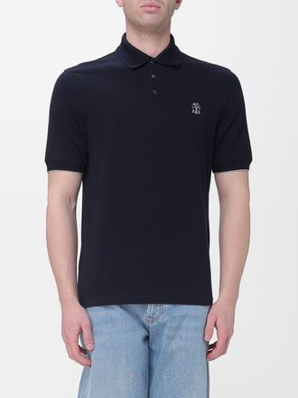Brunello Cucinelli Polo BRUNELLO CUCINELLI Herren Farbe Blau 1
