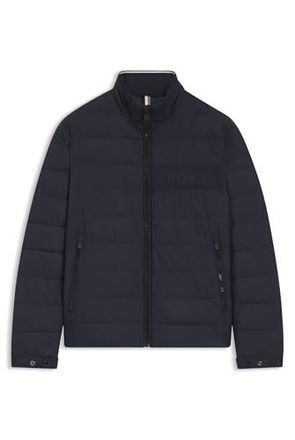 BOSS Hommes H-Cenitos Veste matelass&eacute;e d&eacute;perlante &agrave; Logo Ton sur Ton