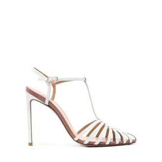 Francesco Russo R1S502 Cage Sandal - - Shoes - Damen - Wei&szlig; - 41 EU