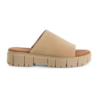 Tamaris Femme, Chaussures, Beige, Taille: 39 EU Sandales Plates Compens&eacute;es Mule