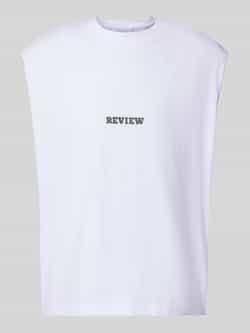 Review Tanktop mit Label-Print
