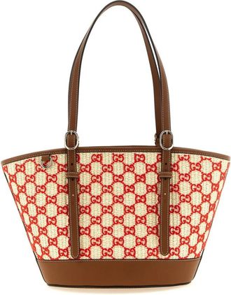 Gucci GG Stroh-Tasche - - Bags - Damen - Mehrfarbig - ONE SIZE