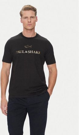 Paul & Shark T-Shirt C0P1239 Schwarz Regular Fit
