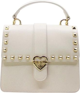 Pinko Pinko, Femme, Sacs, Blanc, Taille: ONE Size Borsa Panna