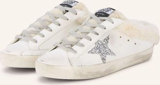 Golden Goose Mules Super-Star weiss