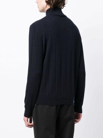 Brioni Mens Roll Neck Button-Front Cashmere Jumper Aw24 M