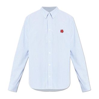 Kenzo Gestreiftes Hemd - - Shirts - Herren - Blau - XL