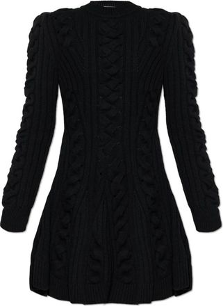 Alexander McQueen Damen, Kleider, Schwarzk, SGröße