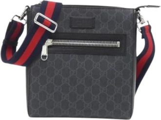 Gucci Sac bandouli&egrave;re vintage doccasion - Homme - Pre-owned - Noir - Taille: ONE Size