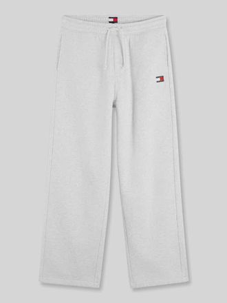 Tommy Jeans Regular Fit Sweatpants aus Baumwoll-Mix