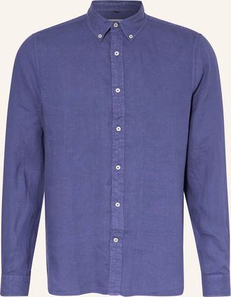 Ecoalf Ecoalf Leinenhemd Malibu Regular Fit blau