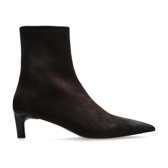 Mars&egrave;ll Wildleder Stiefeletten mit Absatz - - Shoes - Damen - Braun - 36 EU