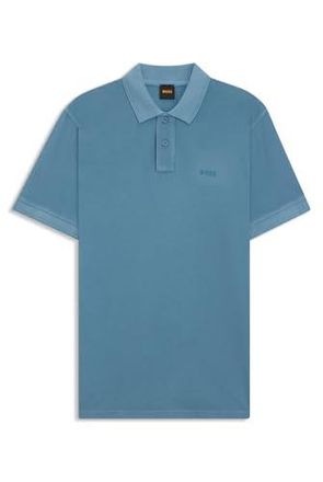 BOSS Hommes Prime Polo en piqu&eacute; de Coton avec Logo imprim&eacute;