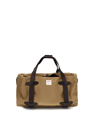 Filson Mens Travel Bag Rugged Twill Tan Cotton Shoulder
