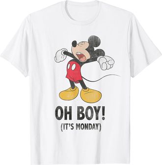 Disney Mickey Mouse Oh Boy! Its Monday T-Shirt