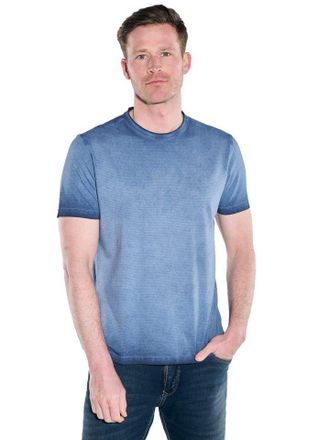 Engbers T-Shirt Herren T-Shirt gestreift, Saphirblau