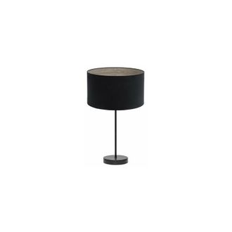Fabrilamp Fabrilamp - Lampe &agrave; poser tania 1xe27 noir/noir/gris bois 62x30x30 cm