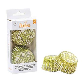 Decora 0339851 PAPIERFÖRMCHEN Bamboo 50 X 32 MM 36ST, Paper