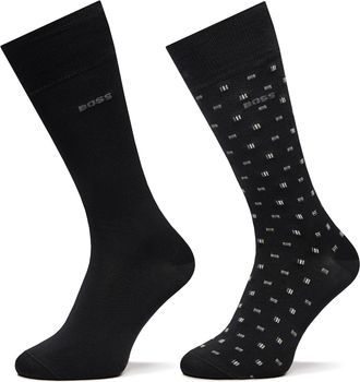 HUGO BOSS Lange Socken BOSS 50524282 Schwarz
