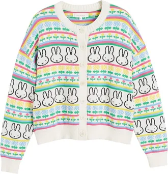 Chinti and Parker Strickjacke Miffy Fairisle