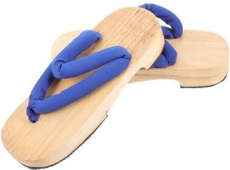 Garneck Sabots Japonais Bois pour Femmes Pantoufles Été Confortables à Semelle Antidérapante Ample et Soutien Voûte Plantaire Chaussures Décontractées Intérie