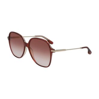 Victoria Beckham Femme, Accessoires, Rouge, Taille: ONE Size Lunettes de soleil carr&eacute;es souples