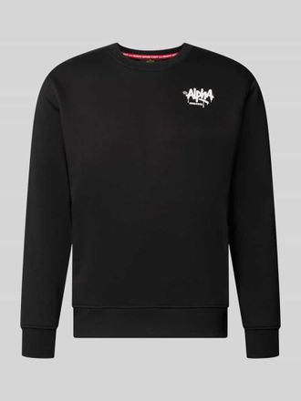 Alpha Industries Regular Fit Sweatshirt aus Baumwoll-Mix