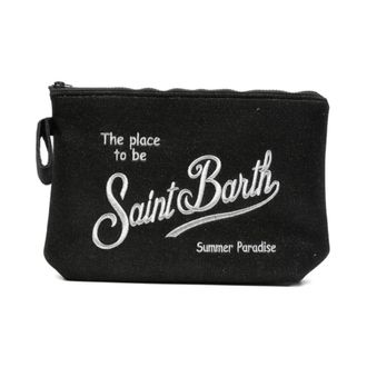MC2 Saint Barth Femme, Sacs, Noir, Taille: ONE Size Aline Pochette Lurex