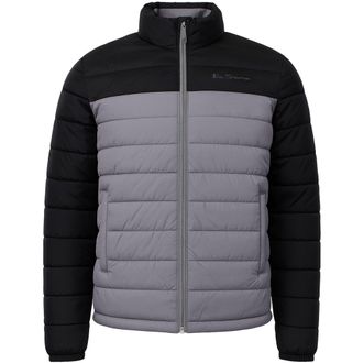 Ben Sherman Signature Herren Graue Wattierte Jacke