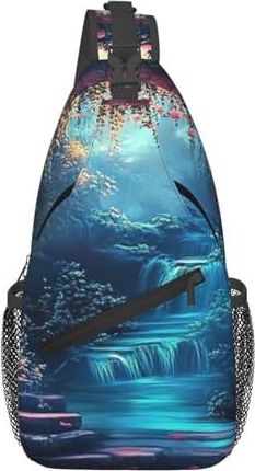 Generic Sac &agrave; dos &agrave; bandouli&egrave;re pour homme avec photo et pont en arche