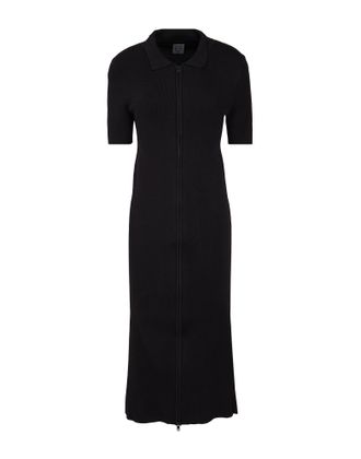 8 by YOOX VISCOSE ZIP-UP POLO NECK DRESS