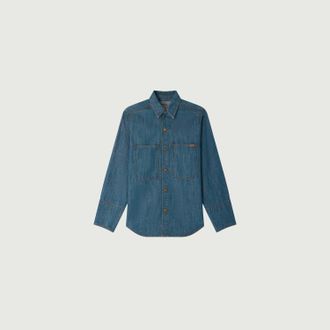 SOEUR CHEMISE GARANCE BLEU/VERT