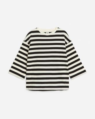 Arket Oversize-T-Shirt Mit Langen &Auml;rmeln -Schwarz