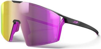 Julbo Unisex Edge Sonnenbrille, Matt Schwarz/Rosa, One Size
