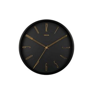 Karlsson Wall Clock Belle Numbers Metal Black