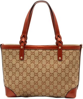 Gucci Shopper - GG Canvas Craft Tote - Gr. unisize - in Braun - f&uuml;r Damen